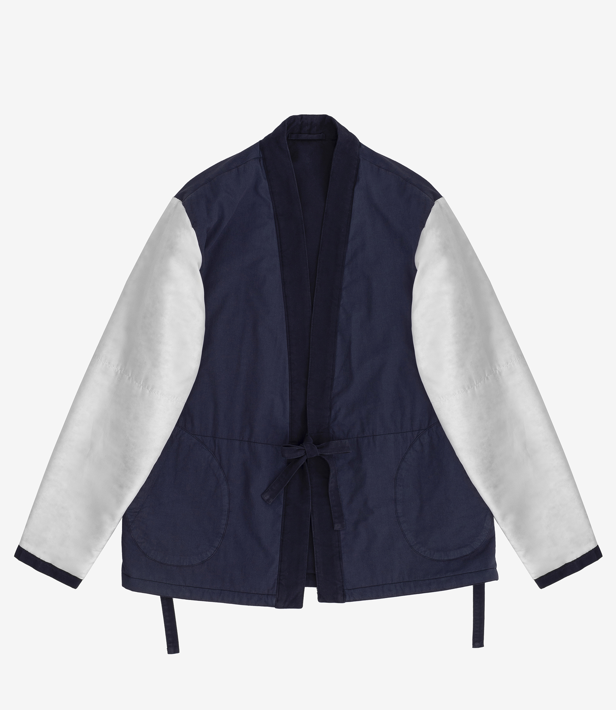 Shop Universal Works Insulated Kyoto Work Jacket Inside/Out Cotton Navy ...