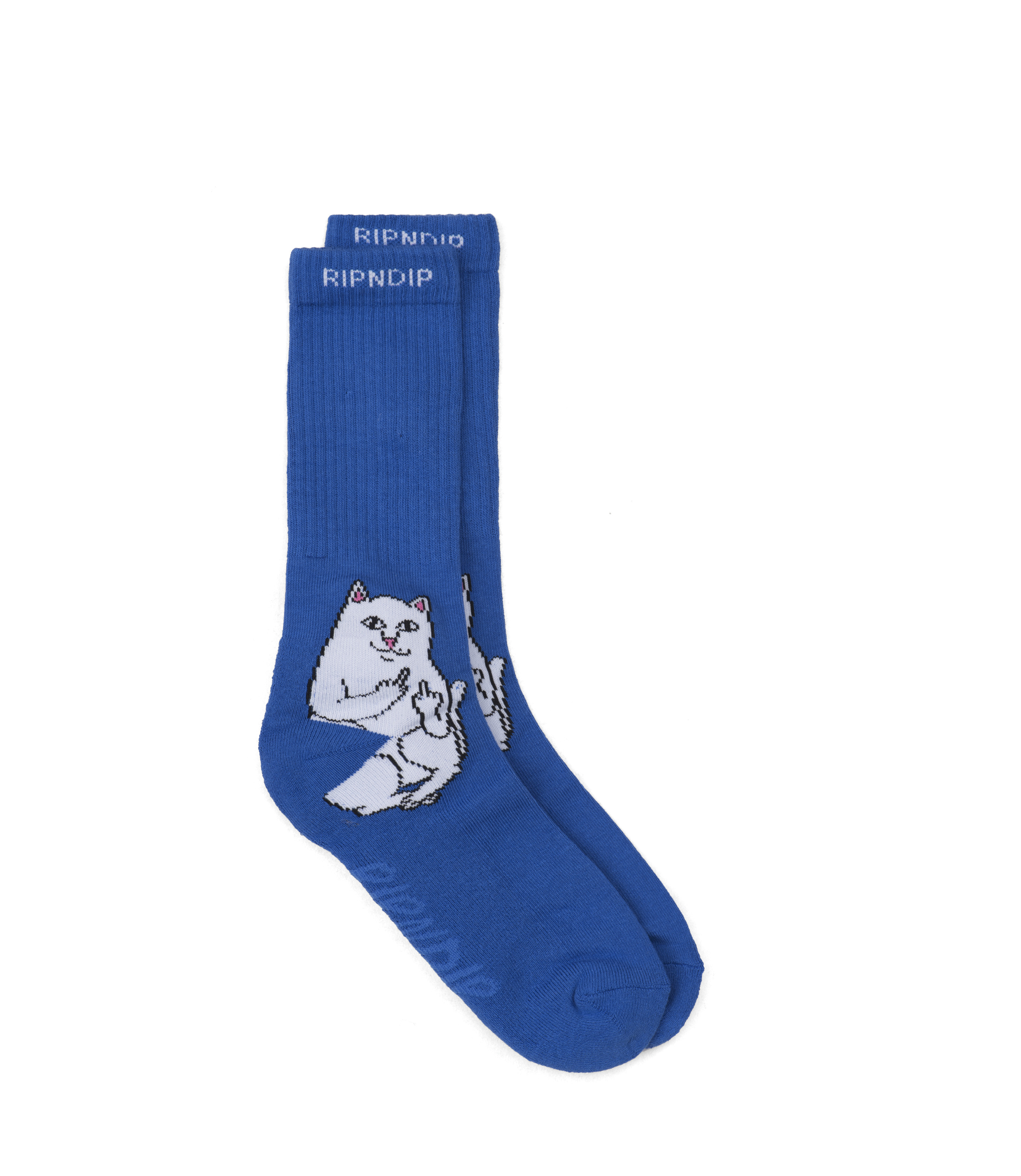 Shop Ripndip Lord Nermal Socks Royal at itk online store
