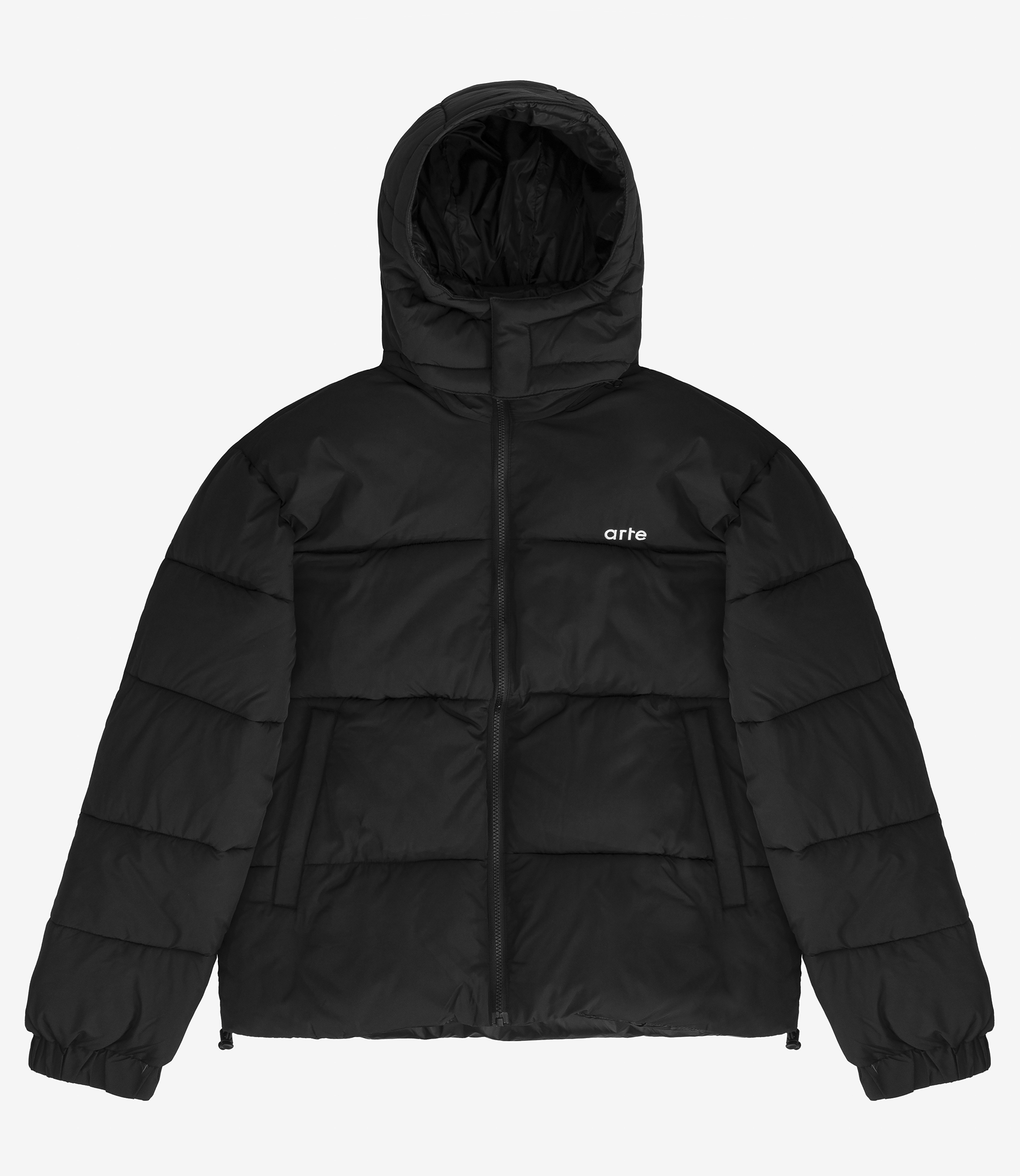 Shop Arte Antwerp Joey Reversible Puffer Jacket Black at itk online store