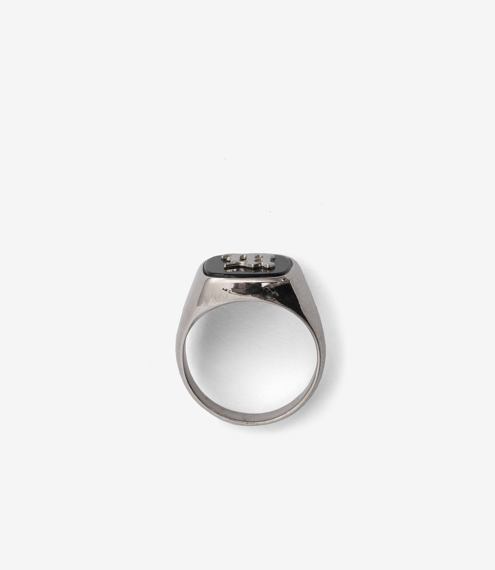 Shop MISBHV The 'M' Ring Silver at itk online store
