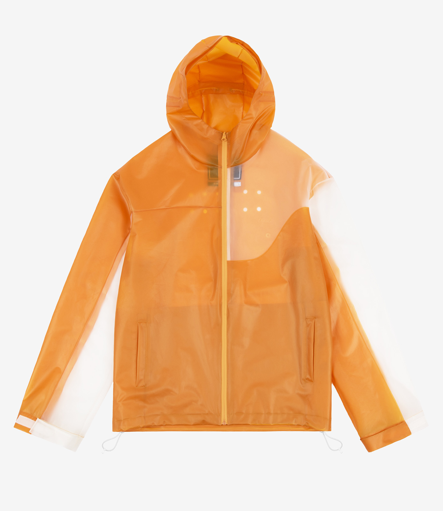 Shop Dime Translucent Tech Jacket Orange at itk online store