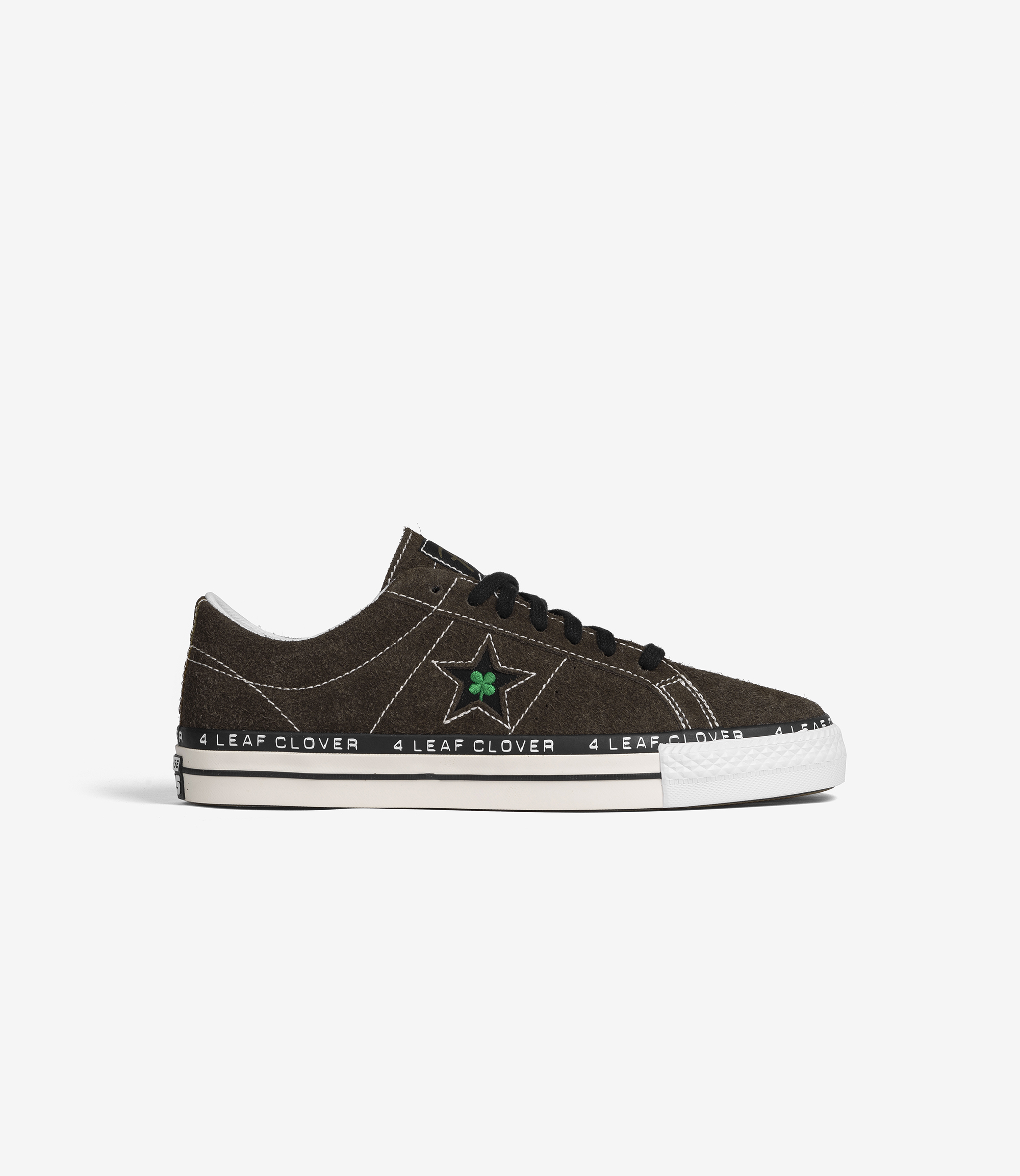 Shop Converse x Patta Four-Leaf Clover One Star Pro Java / Burnt Olive ...