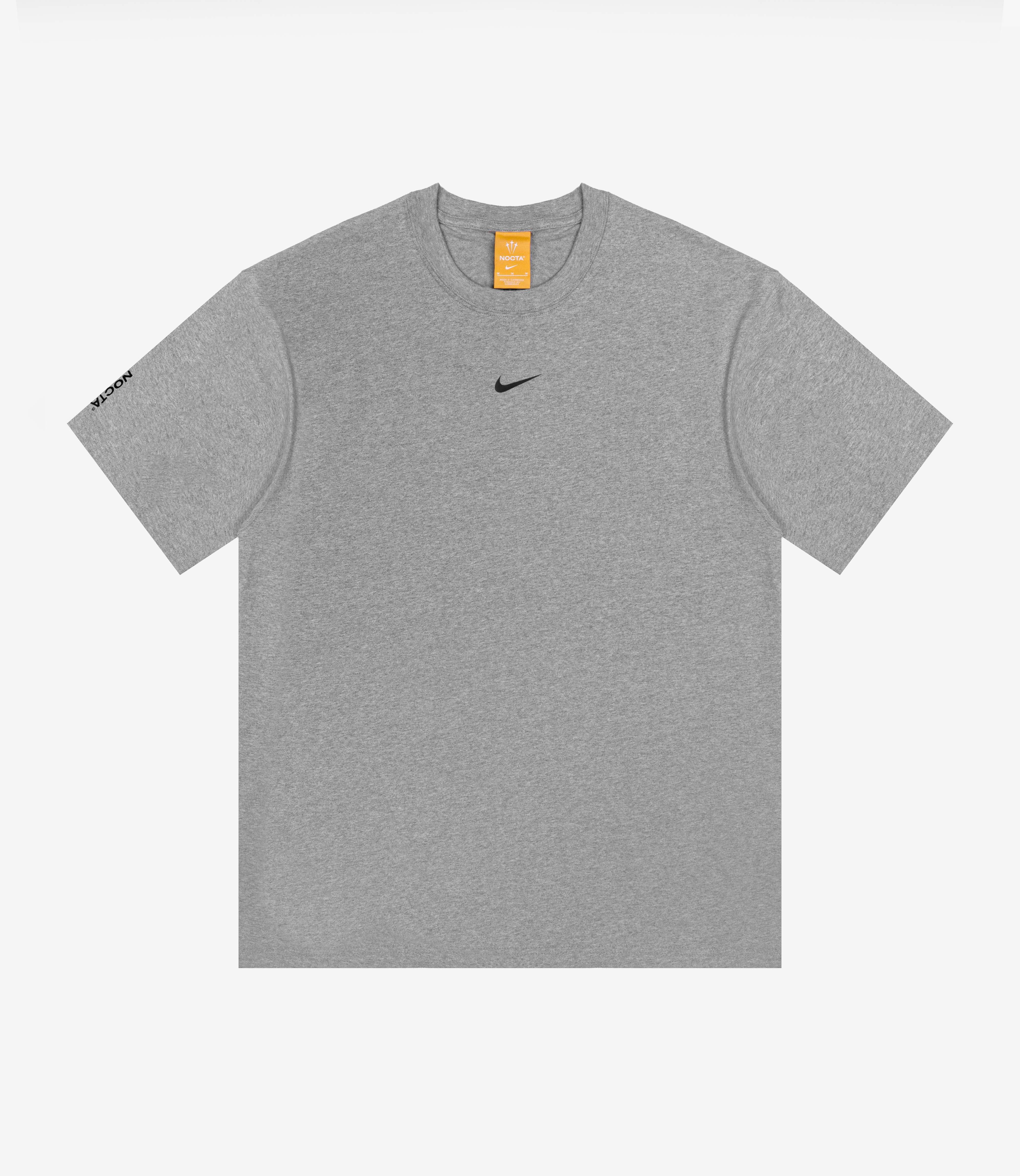 Shop Nike x Drake Nocta Small Logo Tee Grey at itk online store