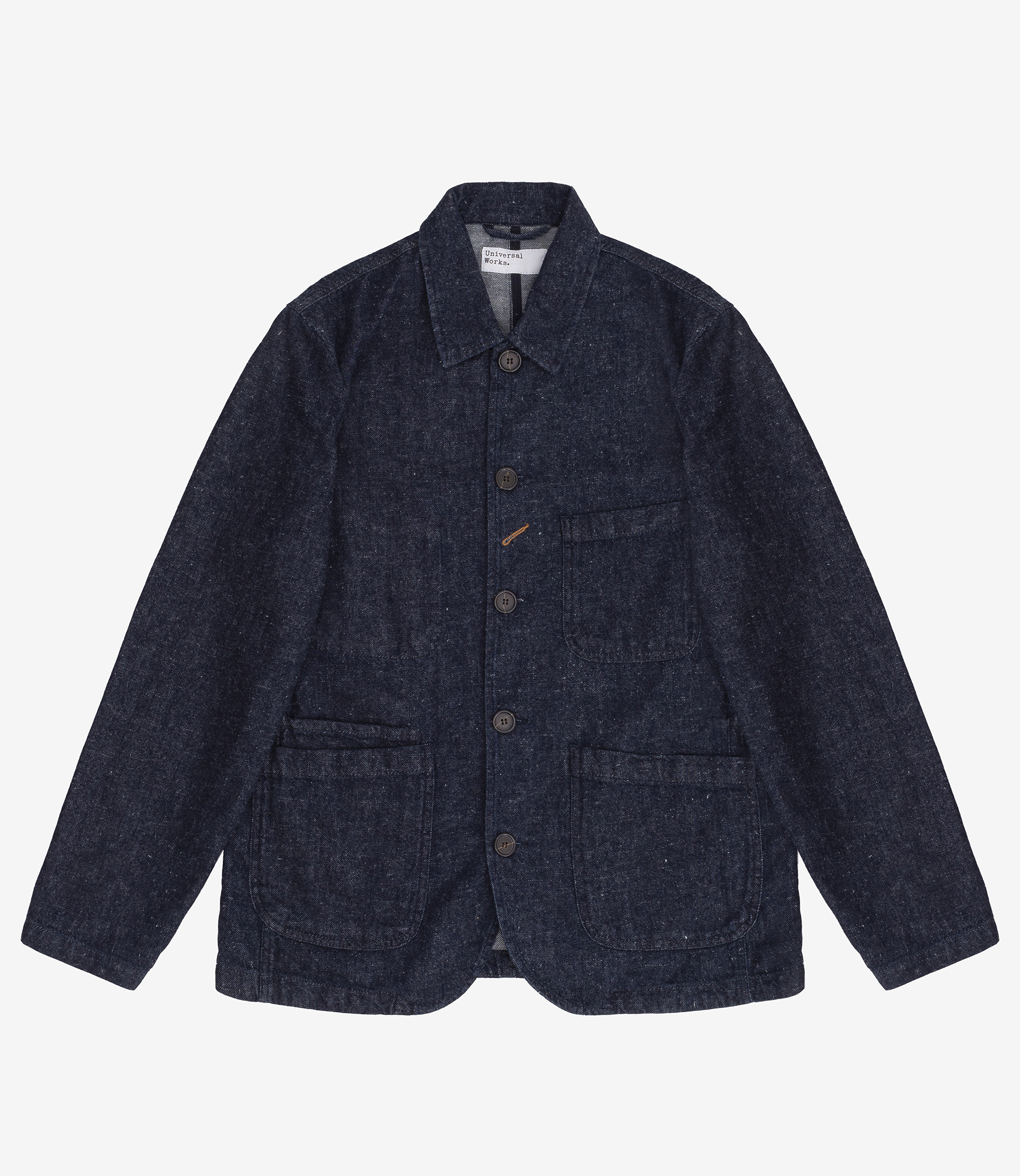 Shop Universal Works Bakers Jacket Future Denim Indigo at itk online store