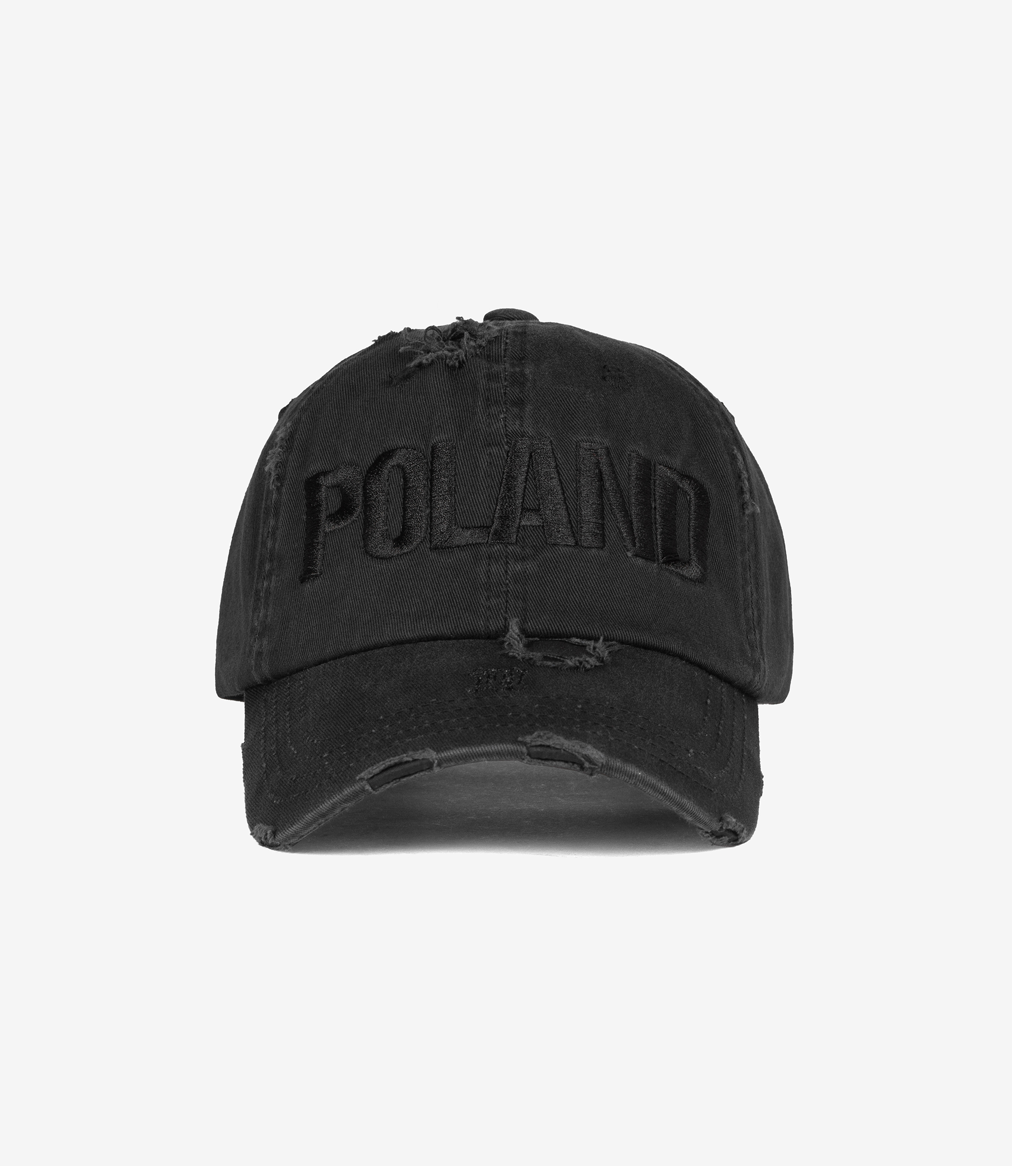 Shop MISBHV Poland Cap Washed Black at itk online store