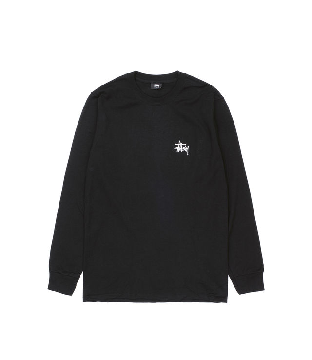 Shop Stussy Basic LS Tee Black at itk online store