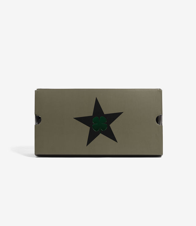 Shop Converse x Patta Four-Leaf Clover One Star Pro Java / Burnt Olive ...