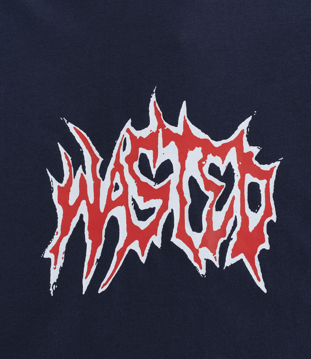 Shop Wasted Paris Age Giant Monster T-Shirt Blue at itk online store