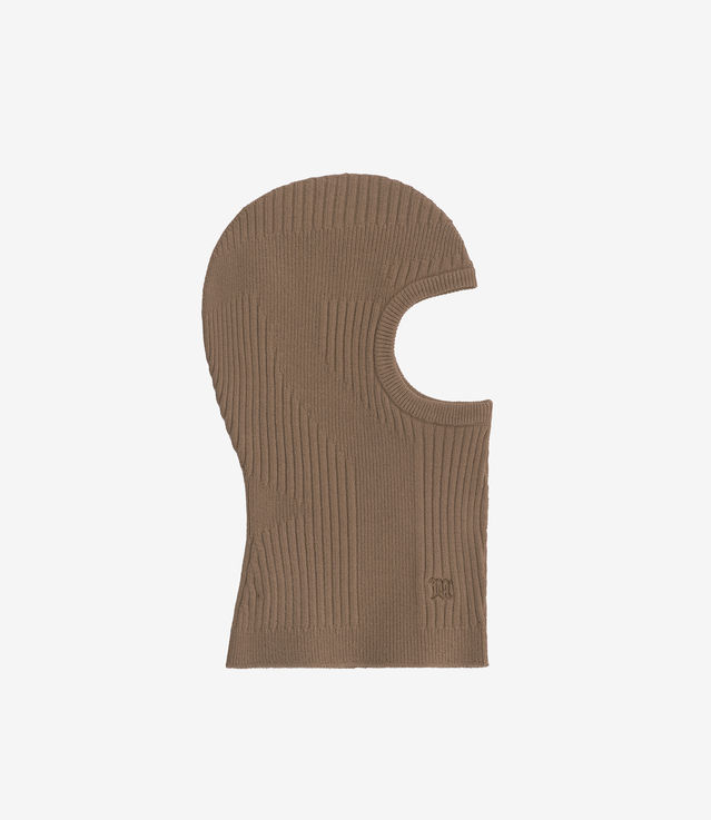Shop MISBHV Knitted Balaclava Beige at itk online store