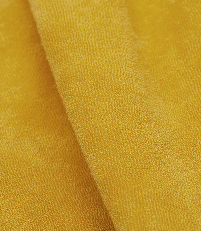 Shop Universal Works Vacation Polo Terry Fleece Gold at itk online store