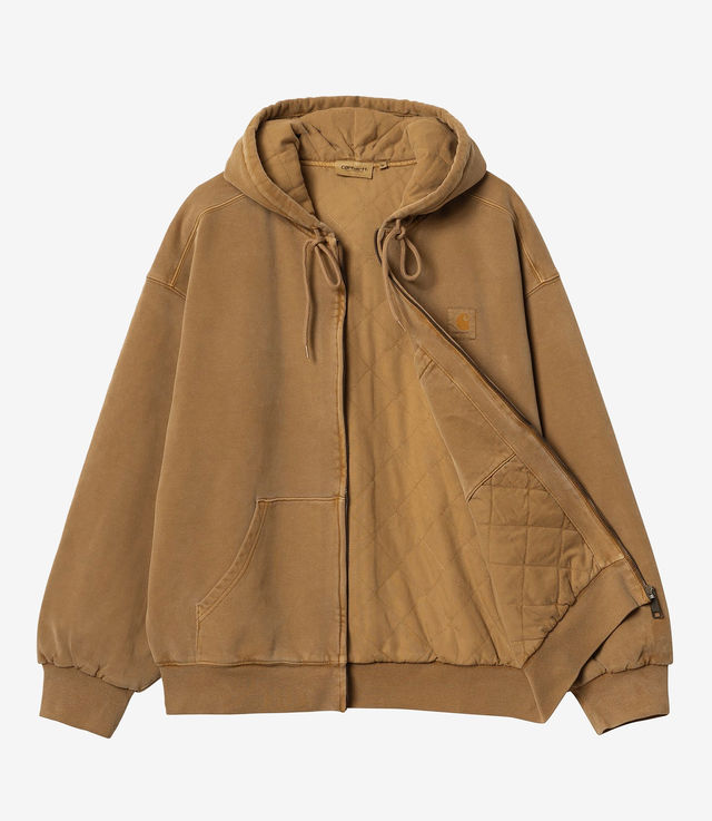 Shop Carhartt WIP Hooded Vista Jacket Buffalo Garment Dyed at itk ...