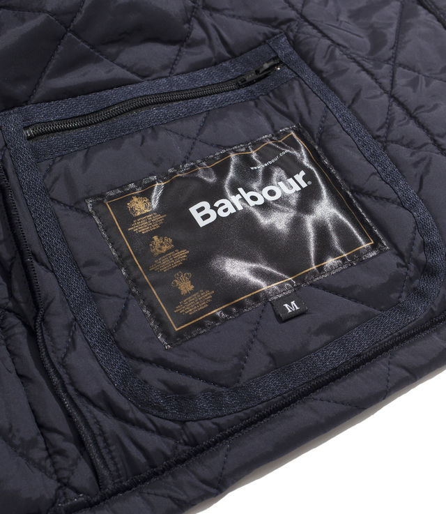 Shop Barbour Heritage Liddesdale Quilt Navy at itk online store