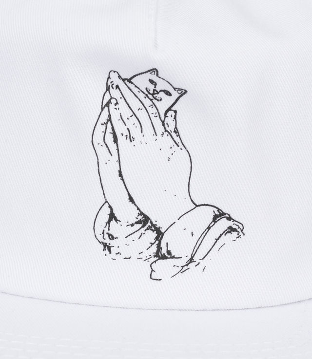 Shop Ripndip Lord Nermal Five Panel White at itk online store