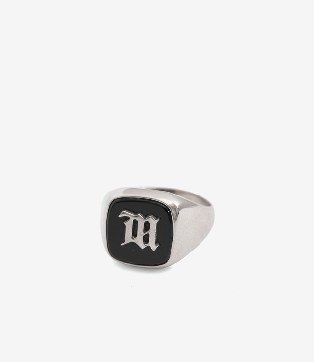 Shop MISBHV The 'M' Ring Silver at itk online store