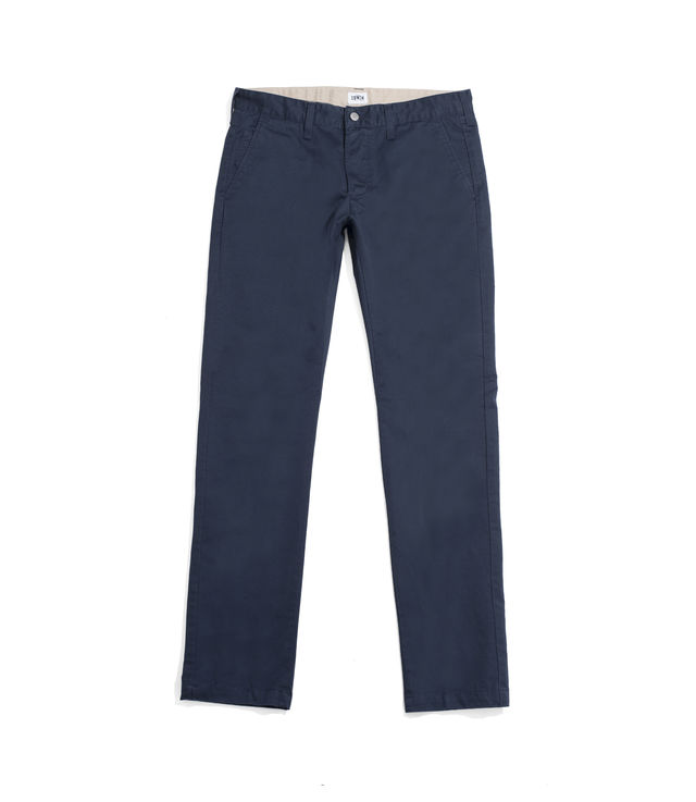 Shop Edwin 55 Chino Compact Twill Navy Rinsed at itk online store