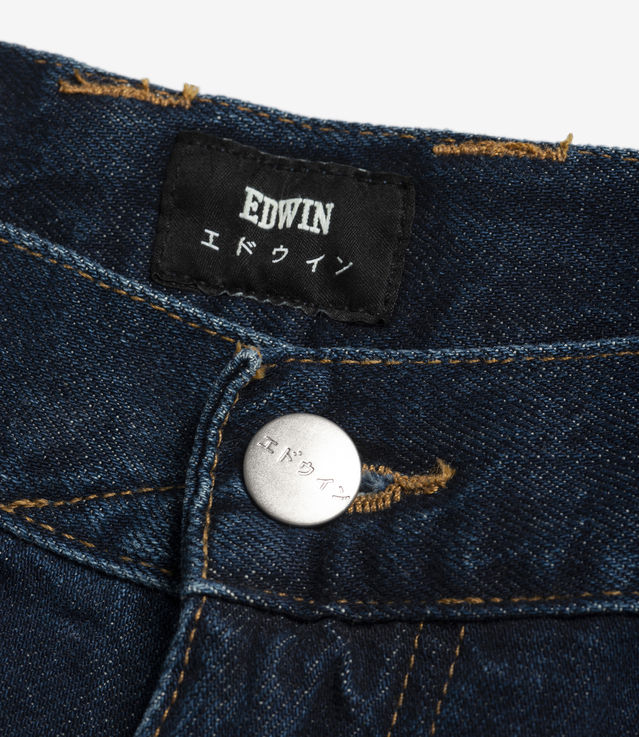 Shop Edwin Tyrell Pant Blue Dark Marble Wash at itk online store