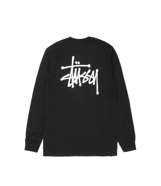 Shop Stussy Basic LS Tee Black at itk online store