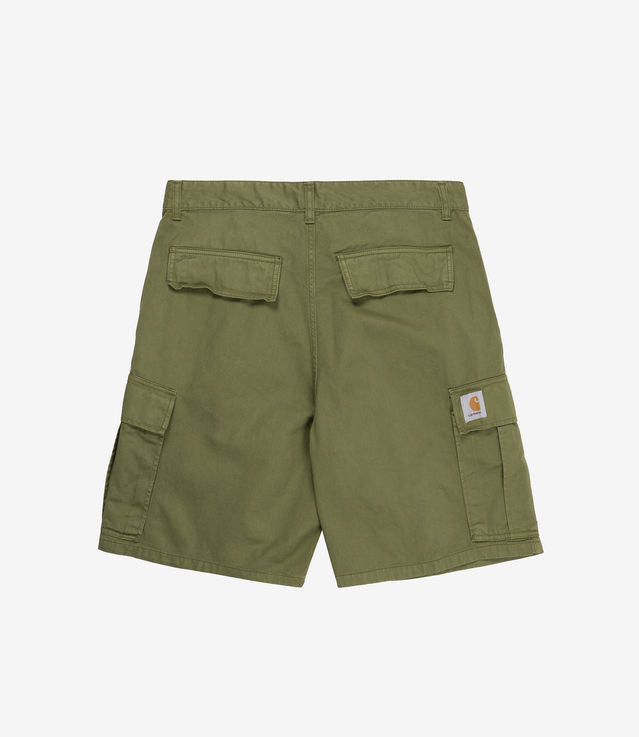 Shop Carhartt WIP Cole Cargo Short 'Moraga' Twill Kiwi Garment Dyed at ...