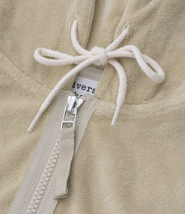 Shop Universal Works Beach Hoody Terry Fleece Sand at itk online store