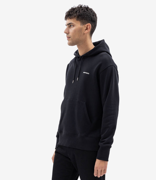 Shop Norse Projects Arne Logo Hoodie Dark Navy at itk online store