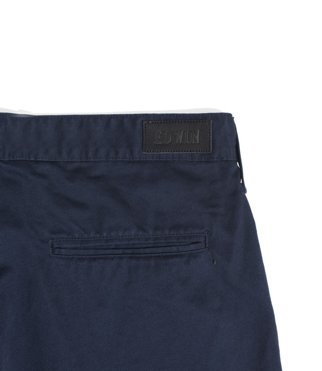 Shop Edwin 55 Chino Compact Twill Navy Rinsed at itk online store