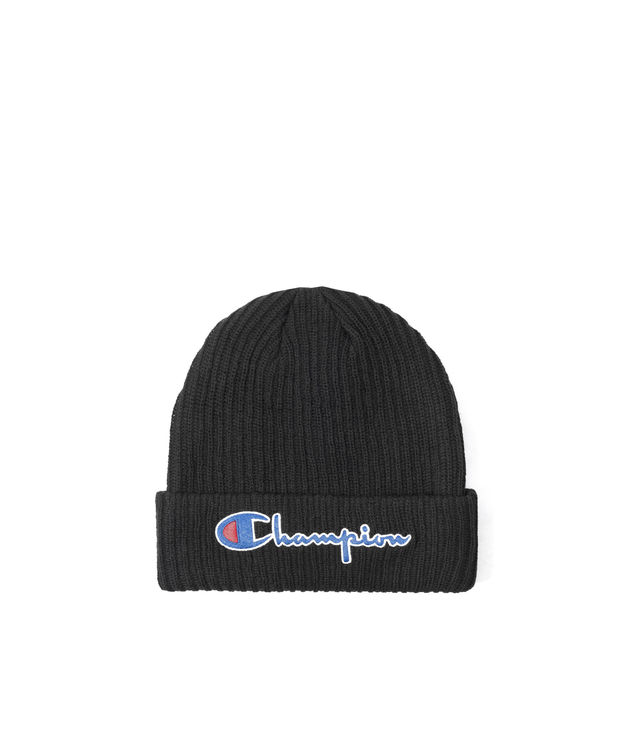 Shop Champion Beanie Script Logo Black at itk online store