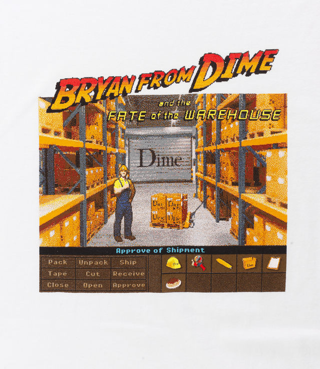 Shop Dime DOS T-Shirt White at itk online store