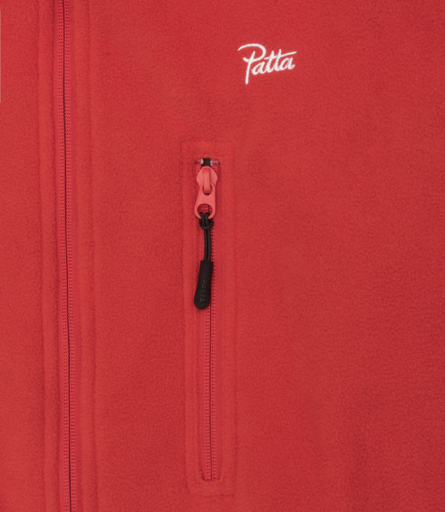 Shop Patta Slope Fleece Jacket Molten Lava at itk online store